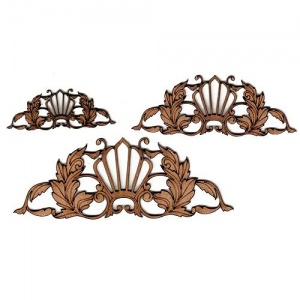 Art Deco & Nouveau Style Ornament 2 - MDF Wood Shape
